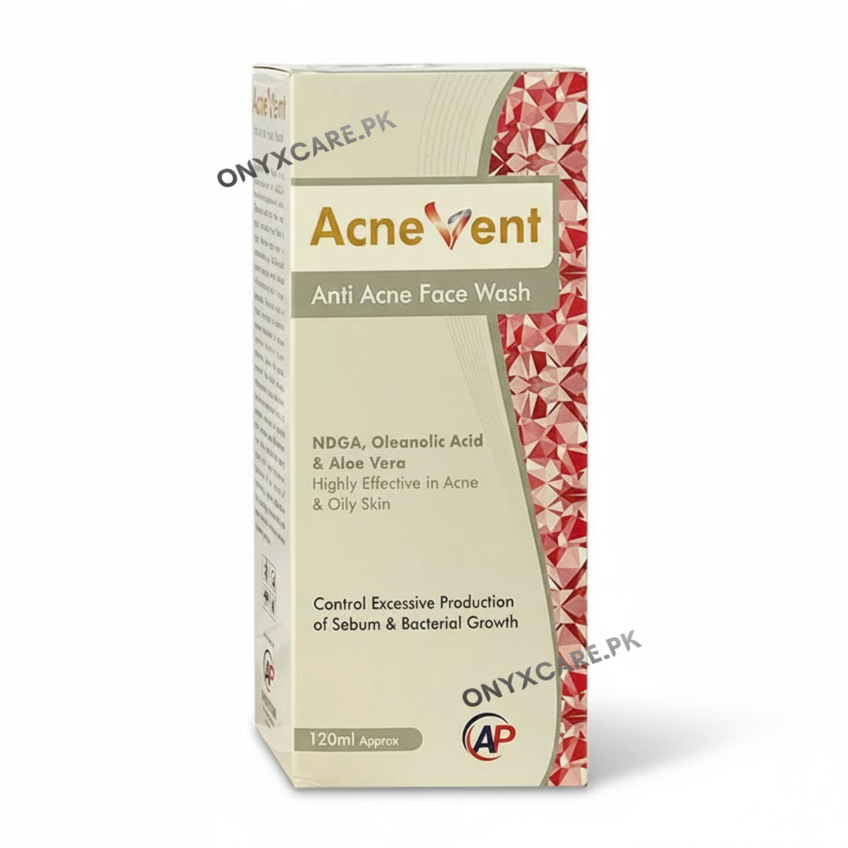 Acne Vent Anti Acne Face Wash 120ml – OnyxCare.pk