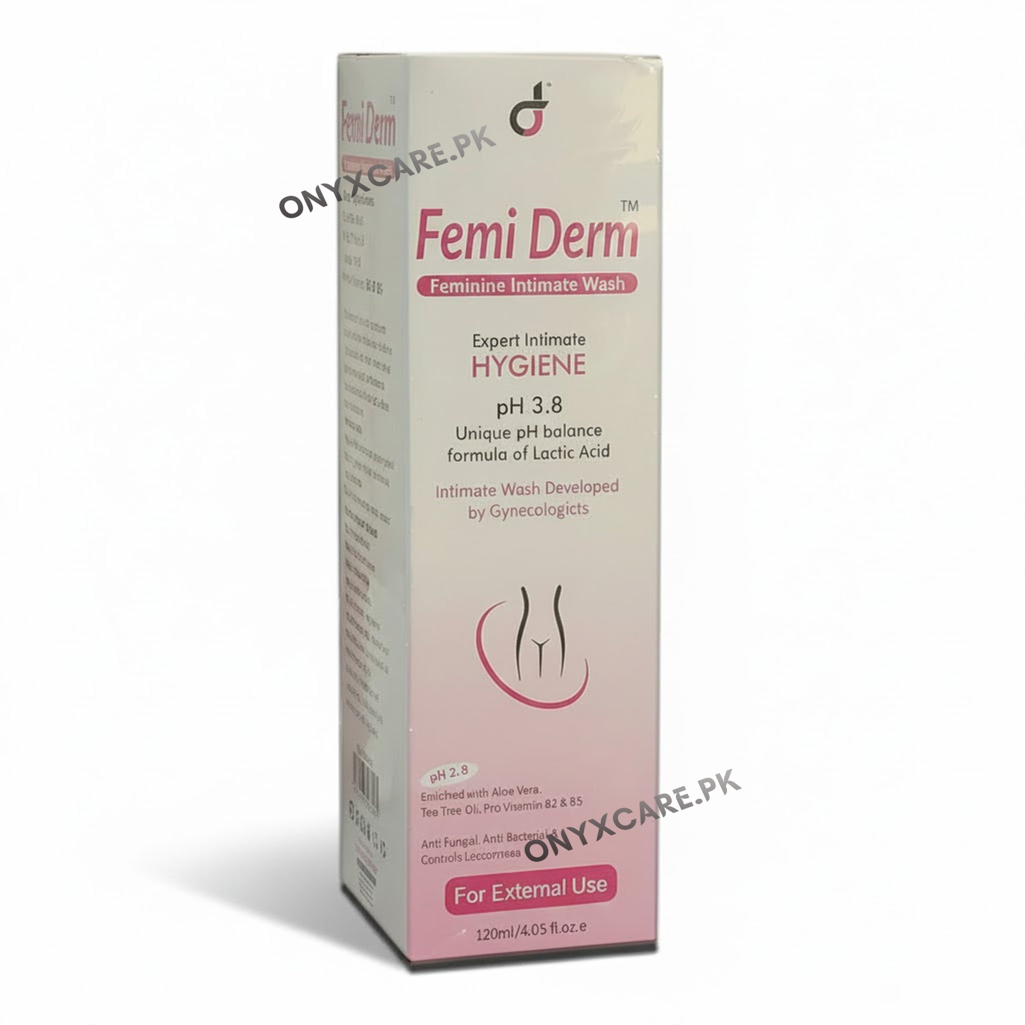 Femi Derm Hygiene Wash 120ml Onyxcare Pk