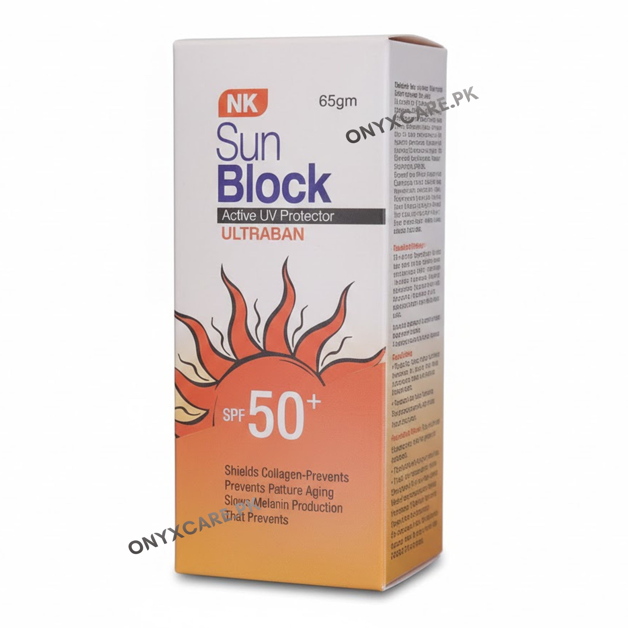 Sun Block SPF50+ 65g – OnyxCare.pk